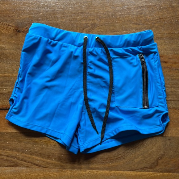 Coofandy | Swim | Coofandy Mens Light Blue Speedo Swim Trunks Small ...